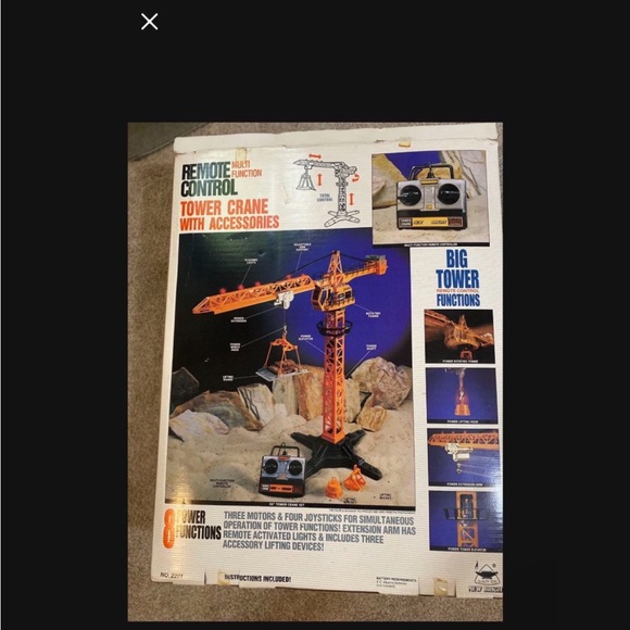 Toys | Vintage Functional New Brite Crane Toy From Early 199s Brand New ...